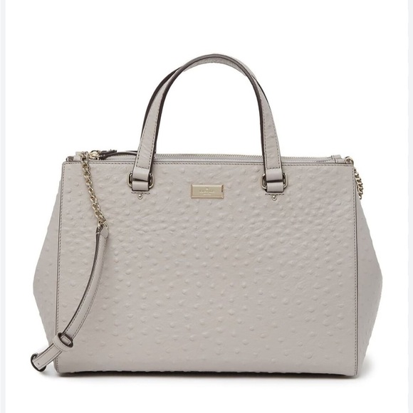 kate spade | Bags | Kate Spade Ny Bristol Drive Loden Ostrich Bag ...
